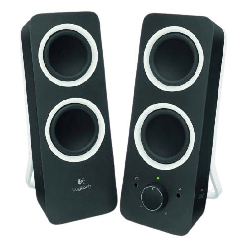 רמקולים למחשב Logitech Z200 2.0 Multimedia Retail בצבע שחור - מקום1
